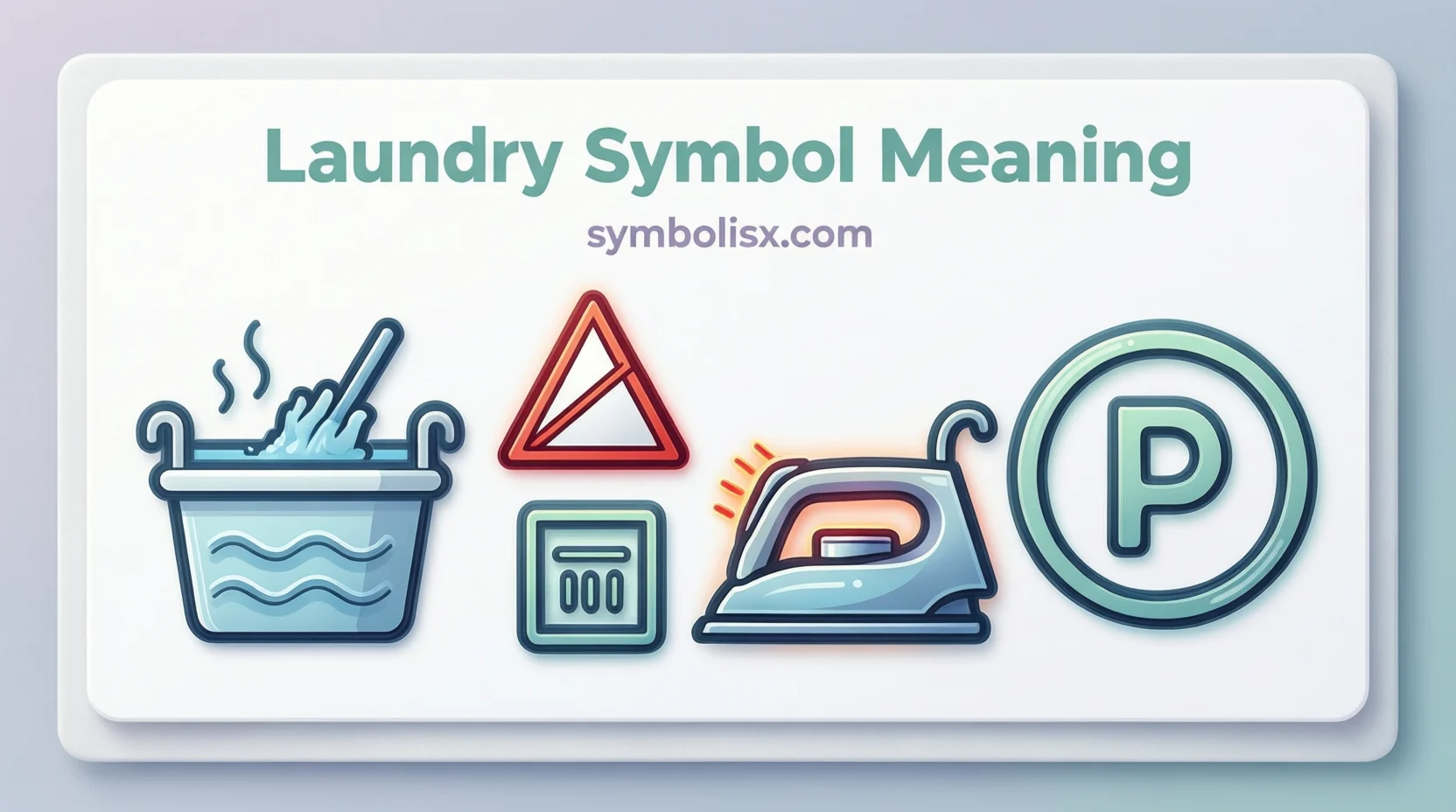 Laundry Symbol Meaning: Simple & Easy Guide